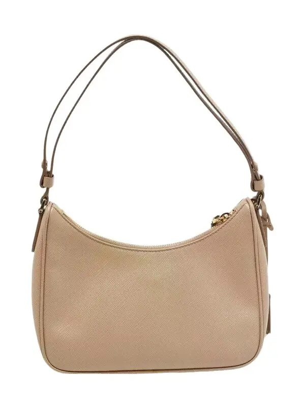 Prada Re-edition Saffiano Lux Shoulder Bag - Neutrals