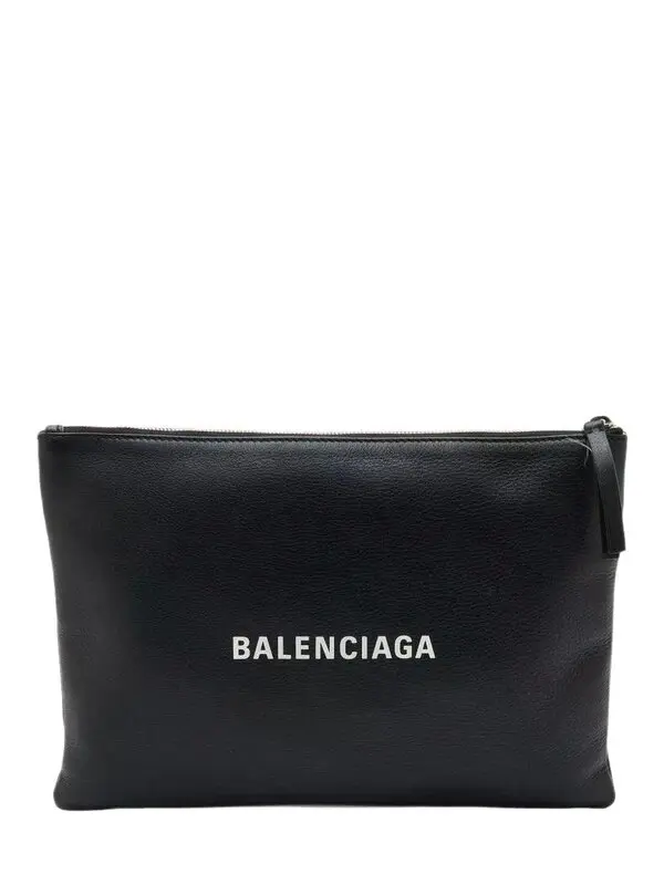 Balenciaga Everyday Clutch Bag - Black