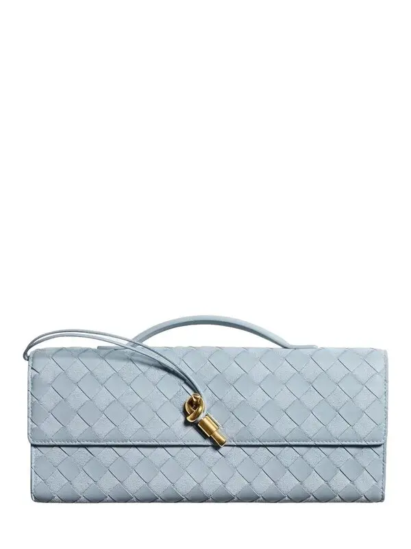 Bottega Veneta Andiamo Clutch - Glacial