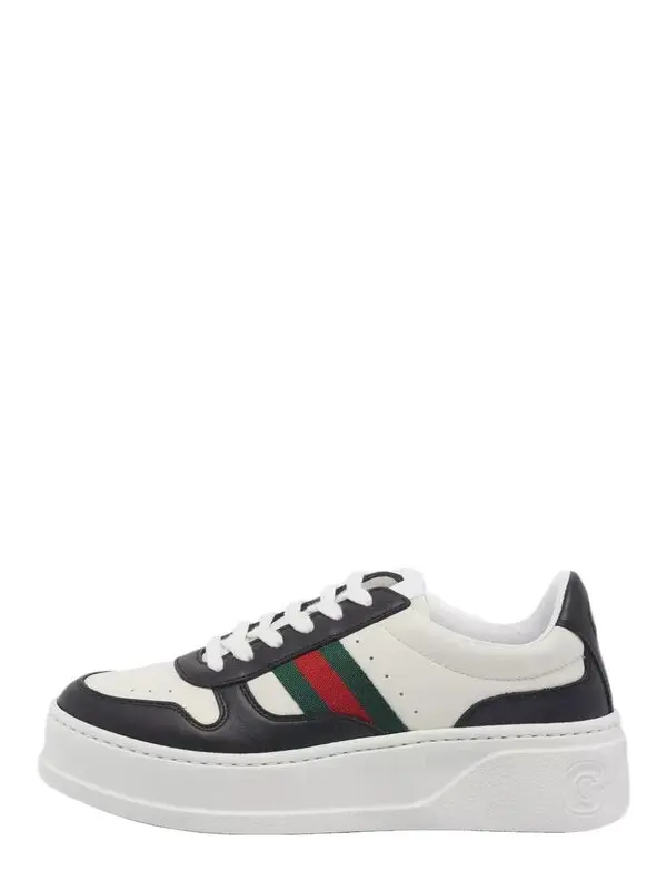 Gucci Chunky B Web Stripe Sneakers - Black