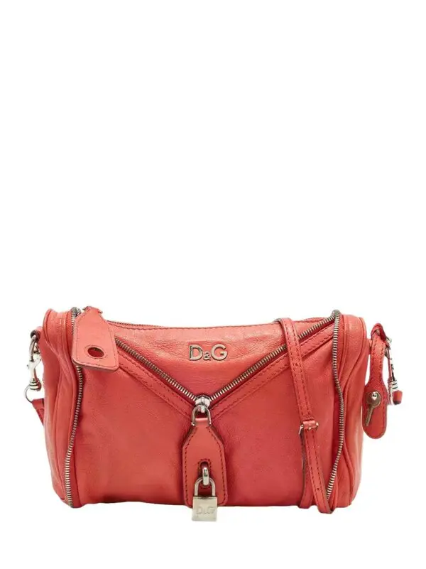 Dolce & Gabbana Vilma Logo-plaque Shoulder Bag - Red