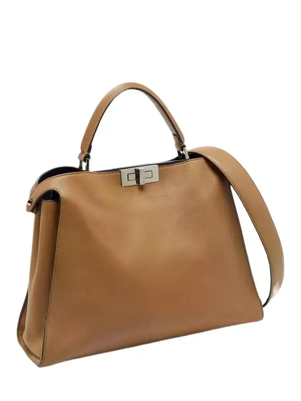 Fendi 2017 Large Peekaboo Essentially Tote Bag - Neutrals