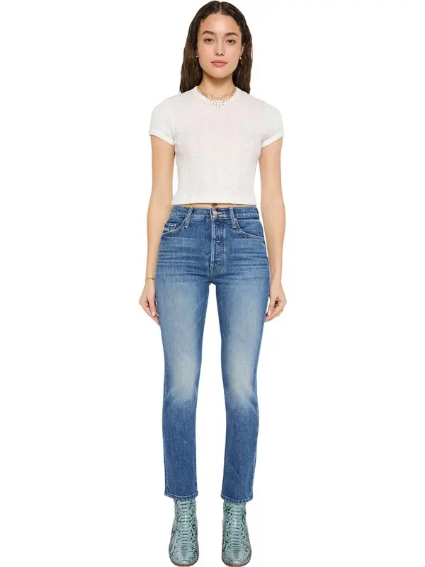 MOTHER The Tomcat Hover Nothing But Net Jeans - Blue
