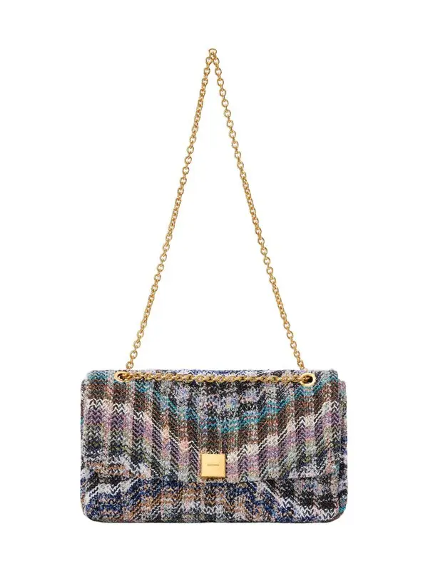 Missoni Shoulder Bag In Wool Blend - Multicoloured