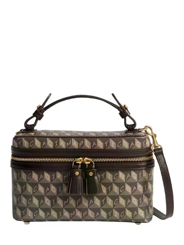 ANYA HINDMARCH Mini I Am A Plastic Bag Vanity Bag - Brown