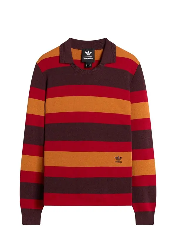 Adidas X Wales Bonner Long Sleeve Knit Top | Size: | 100% Polyester | End Clothing - Multicolor