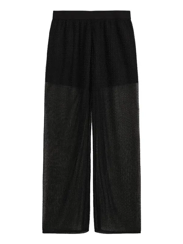 Cos Beaded Knitted Pants - Black