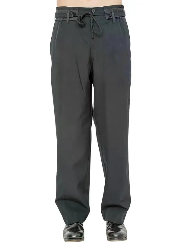 CRAIG GREEN Utility Wool Straight-leg Trousers - Black
