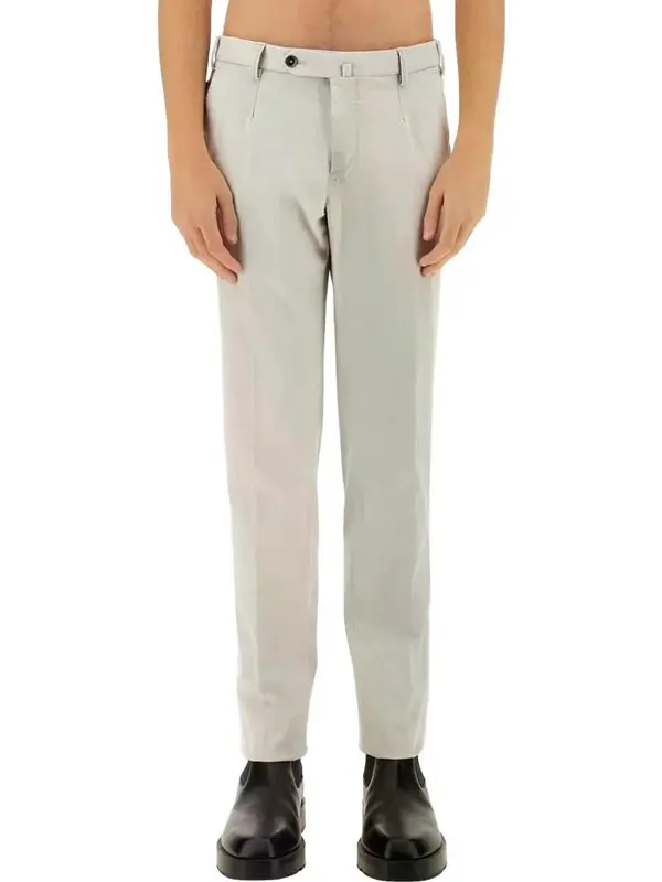 PT TORINO Buttoned Trousers - Neutrals