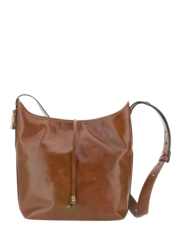 GIANNI CHIARINI Small Carla Leather Cross Body Bag - Brown