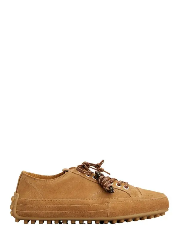 TOD'S Tassel-detail Suede Sneakers - Brown