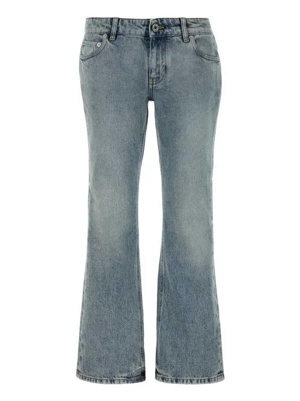 Miu Miu Miu Mini Denim Jeans For - Light Blue
