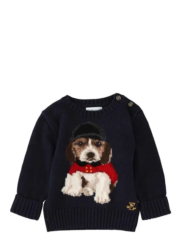 Polo Ralph Lauren Mini Polo Pullover Sweater - Blue