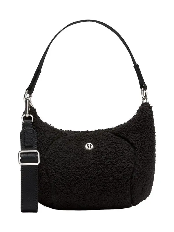 Lululemon City Essentials Small Shoulder Bag 2l Evolve - Black/silver