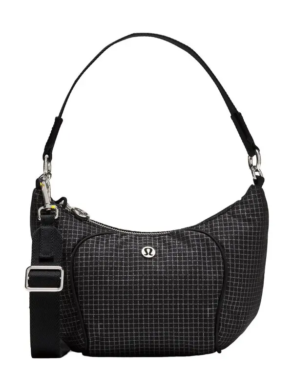 Lululemon City Essentials Small Shoulder Bag 3l Evolve - Black/silver