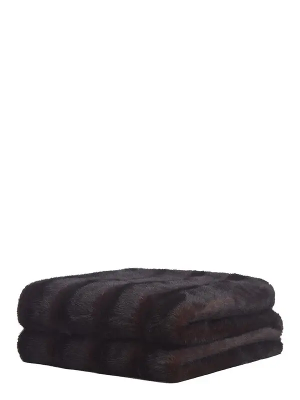 Apparis Jumbo Shaved Mink Brady - Noir Multi