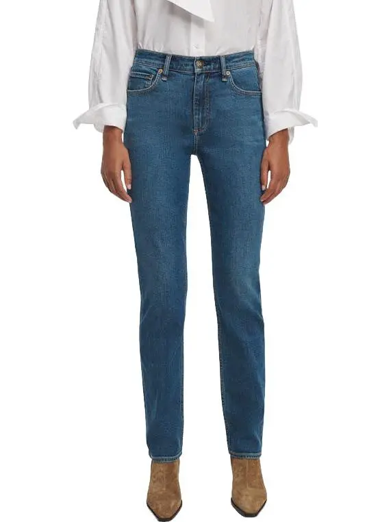 Rag & Bone Sutton High Waist Slim Cigarette Jeans - Belden