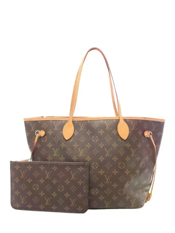 LOUIS VUITTON 2019 Mm Neverfull Monogram Canvas Tote Bag - Espresso