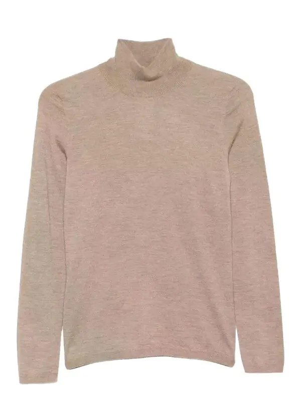 Max Mara High-neck Cashmere Sweater - Neutrals
