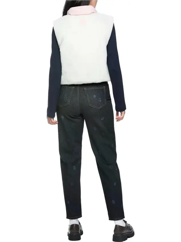 MARCCAIN Floral-embroidered Jeans - Black