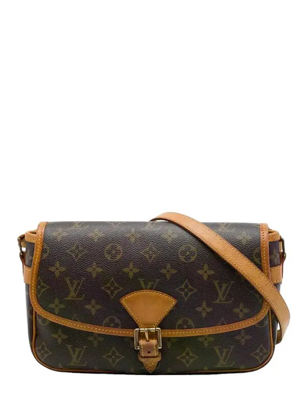 LOUIS VUITTON 2004 Monogram Sologne Crossbody Bag - Brown