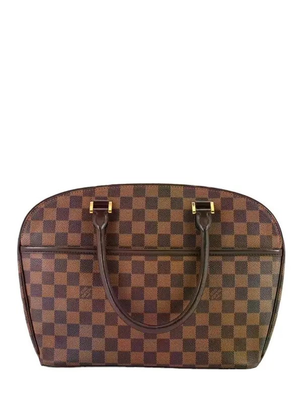 LOUIS VUITTON Sarria Handbag Damier Horizontal Satchel - Brown