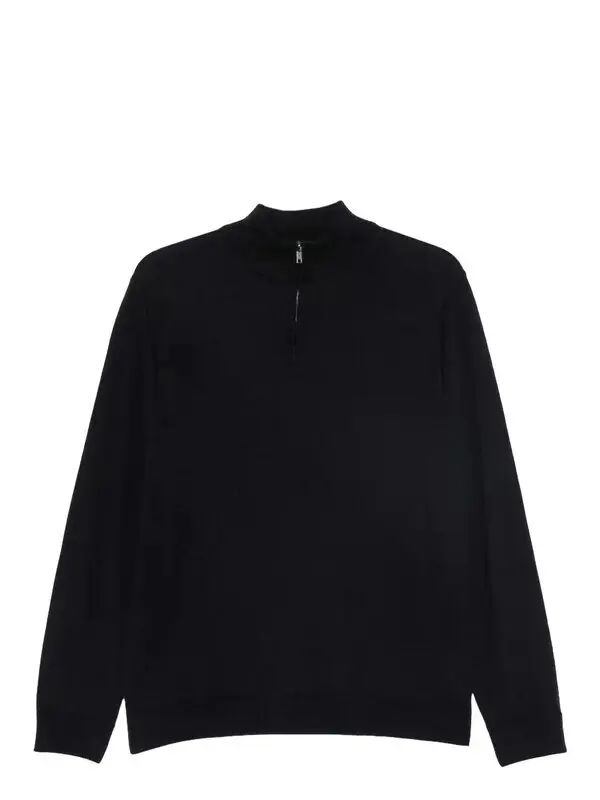 DANIELE FIESOLI Quarter-zip Sweater - Black