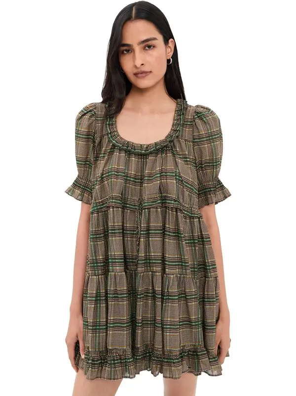 Sea Charly Plaid Mini Dress - Multi