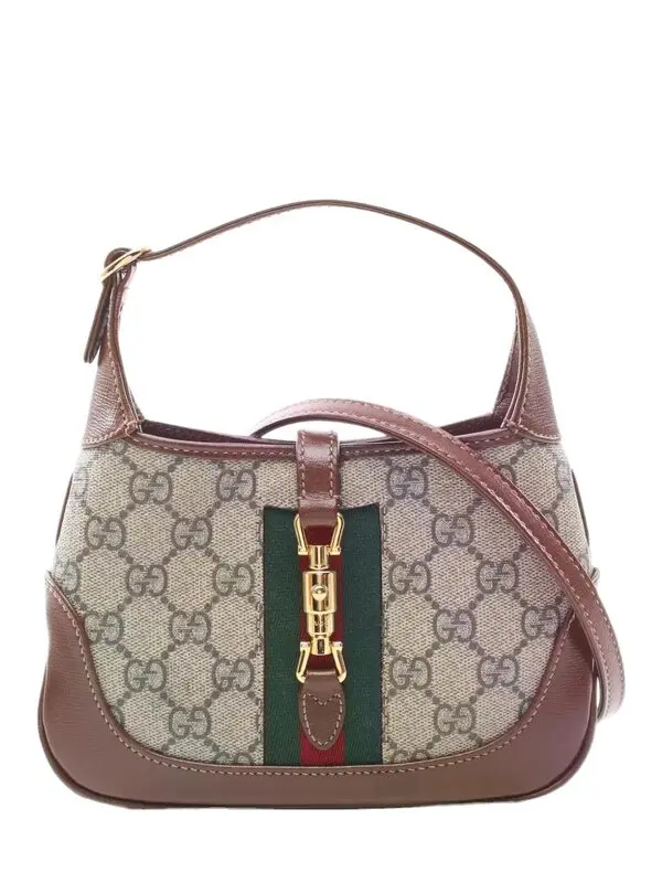 Gucci Jackie 1961 Gg Supreme Shoulder Bag - Neutrals