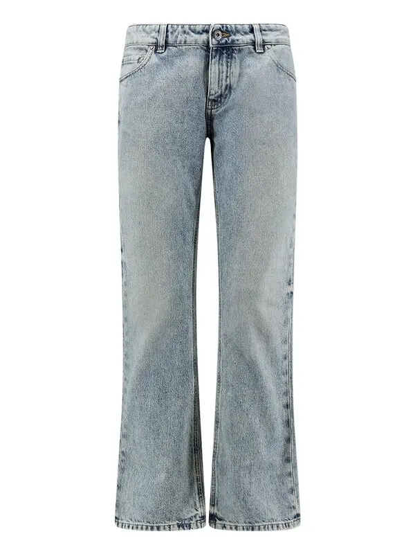Miu Miu Denim Blue Jeans - Multicolor
