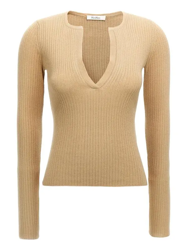 Max Mara Top 'urlo - Beige