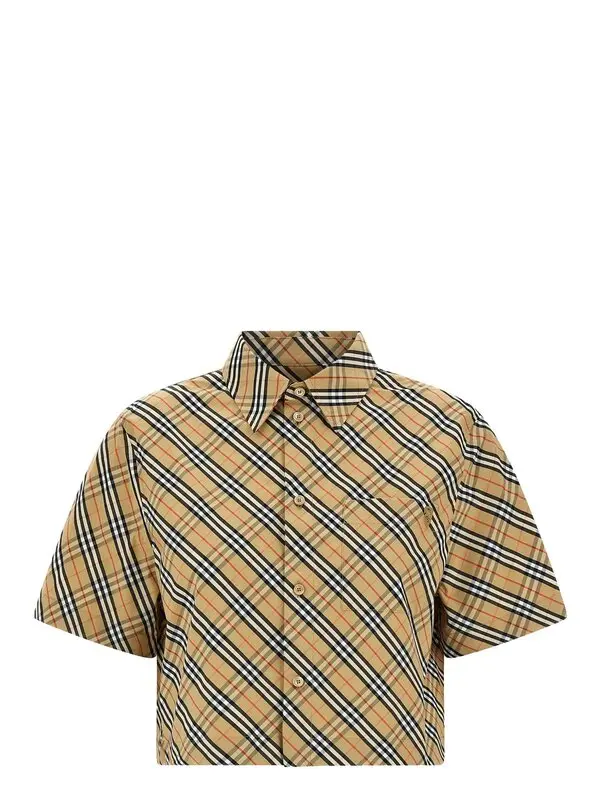 Burberry Shirt 'b Shield Check - Multi