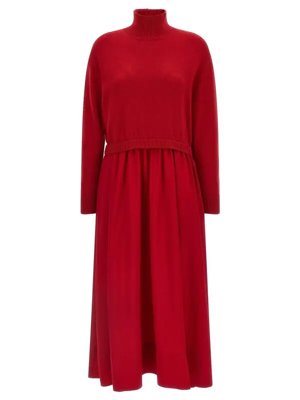 Polo Ralph Lauren High-neck Dress - Red