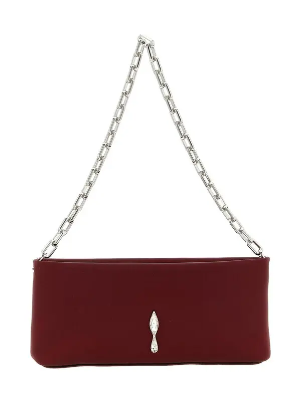 CHRISTIAN LOUBOUTIN Maykimay' Clutch Bag - Burgundy
