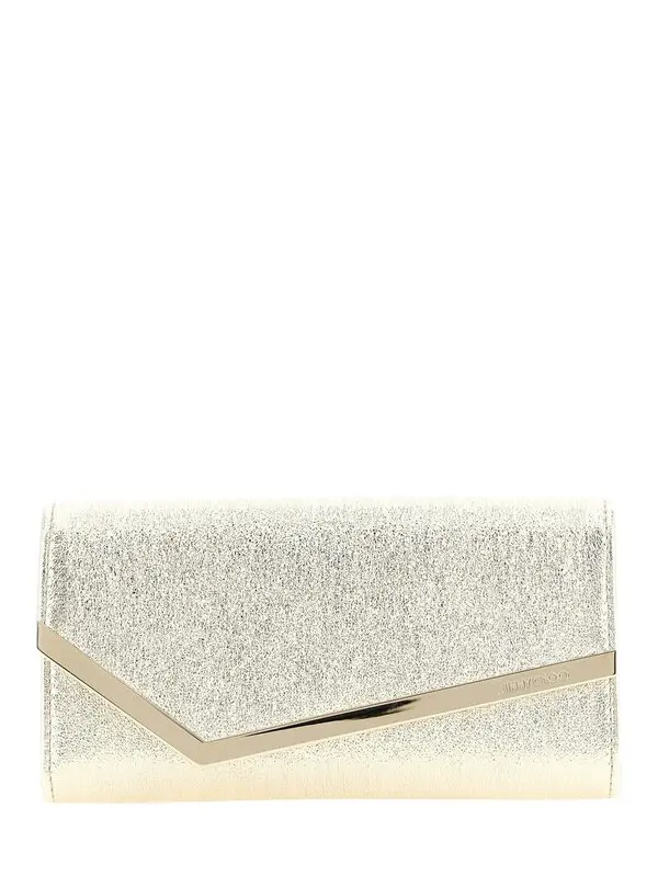 JIMMY CHOO Emmie' Clutch - Gold