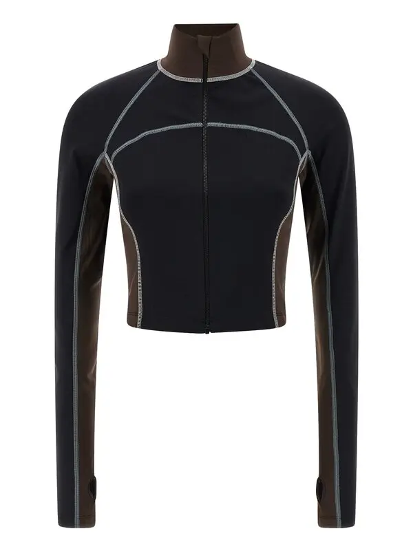 Fendi Color Block' Top - Black