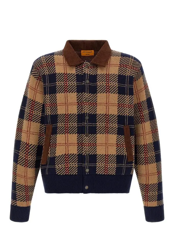 Guest In Residence Tartan Bomber Jacket - Multi