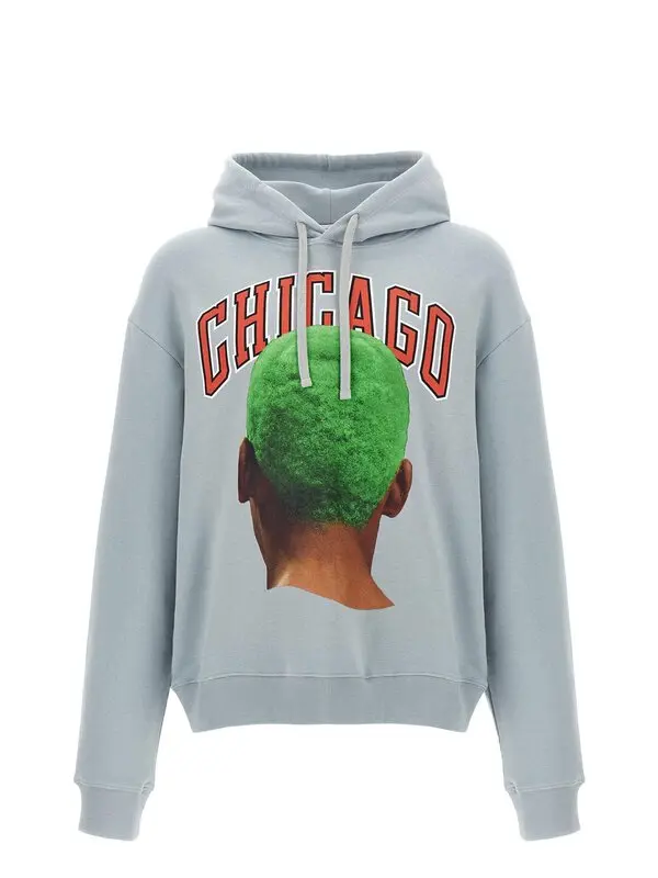 IH NOM UH NIT Chicago Player Green Hoodie - Light Blue