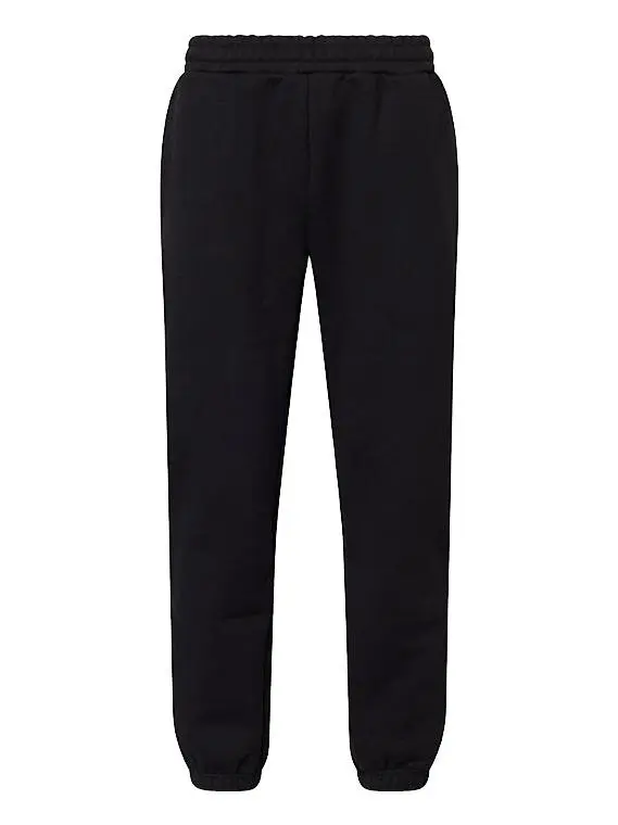 ARNE Drawstring Relaxed-fit Cotton-blend Jogging Bottoms - Black