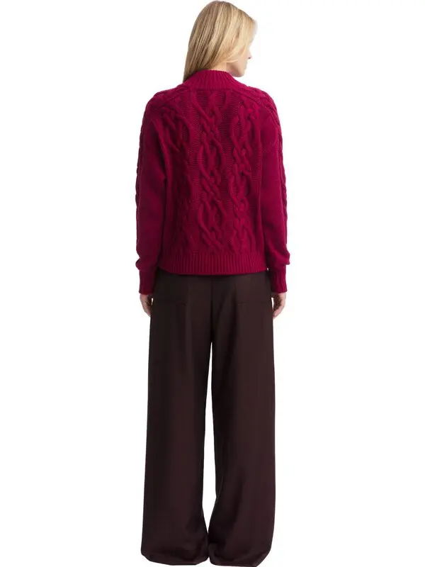 Iris Von Arnim Cashmere Cardigan Zira - Ruby Sw