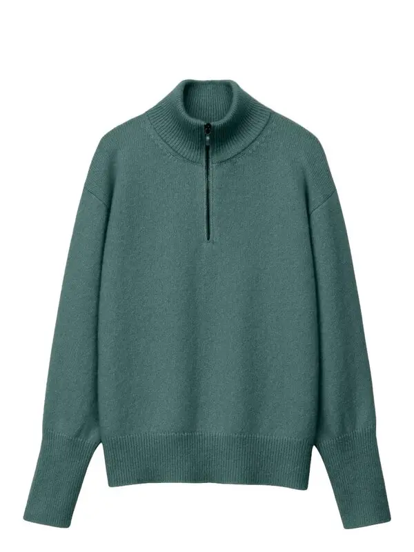 Iris Von Arnim Cashmere-silk Troyer Kalina - Fern