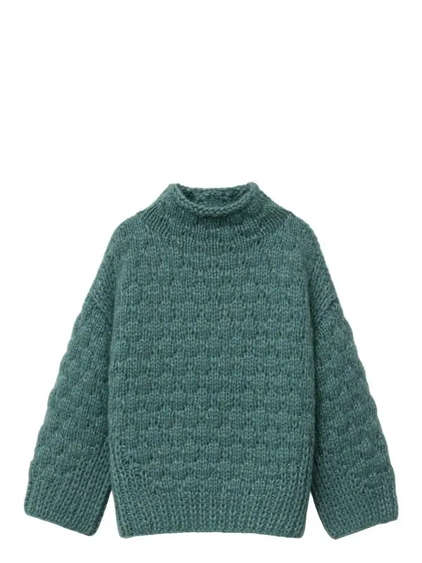 Iris Von Arnim Handknit Sweater Lunara - Fern