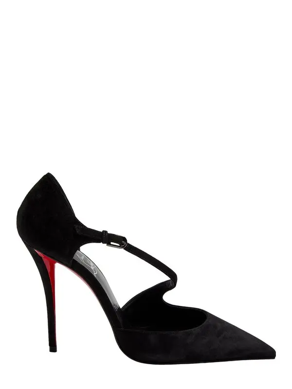 CHRISTIAN LOUBOUTIN Suede Pumps - Black
