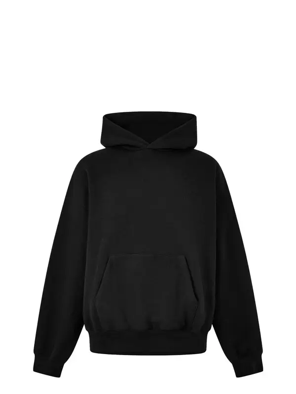 Fear Of God Oversized Kangaroo Pocket Hoodie - Black