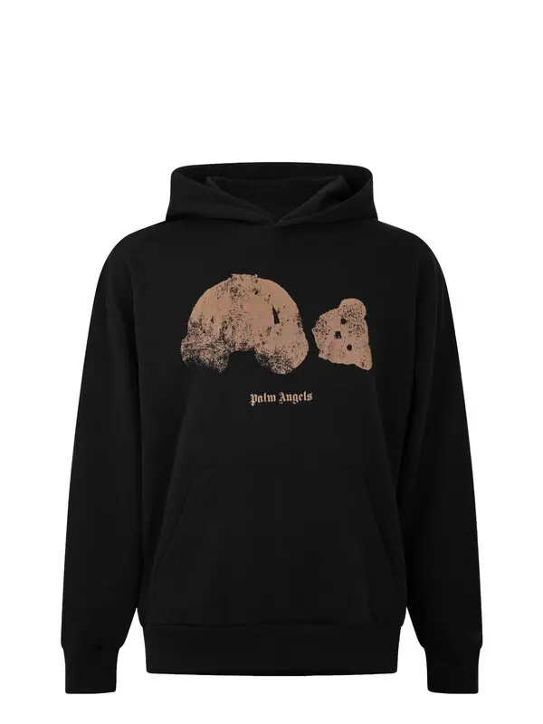 Palm Angels Kill Bear Pull Over Hoodie - Black