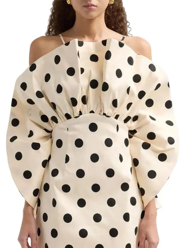 Acler Femme Fatale Ketch Polka Dot Mini Dress - Dotty