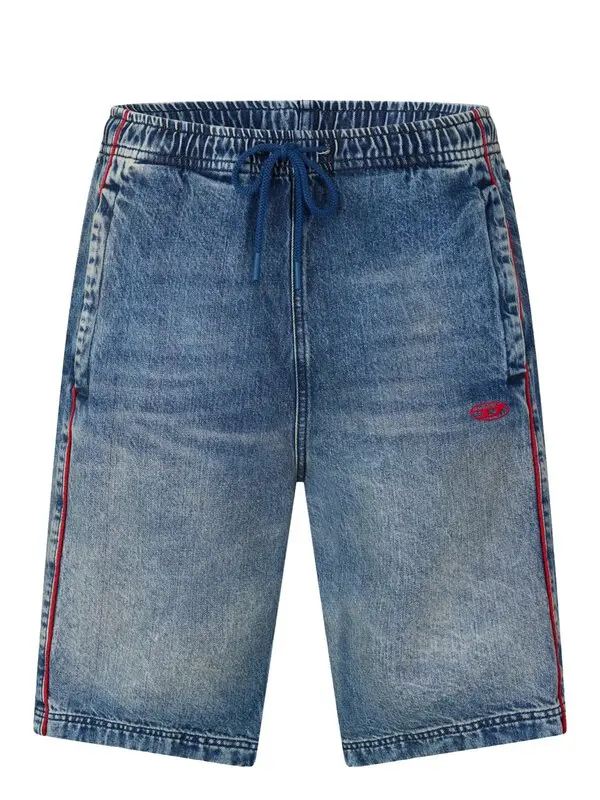 DIESEL® Denim Knee Shorts - Blue