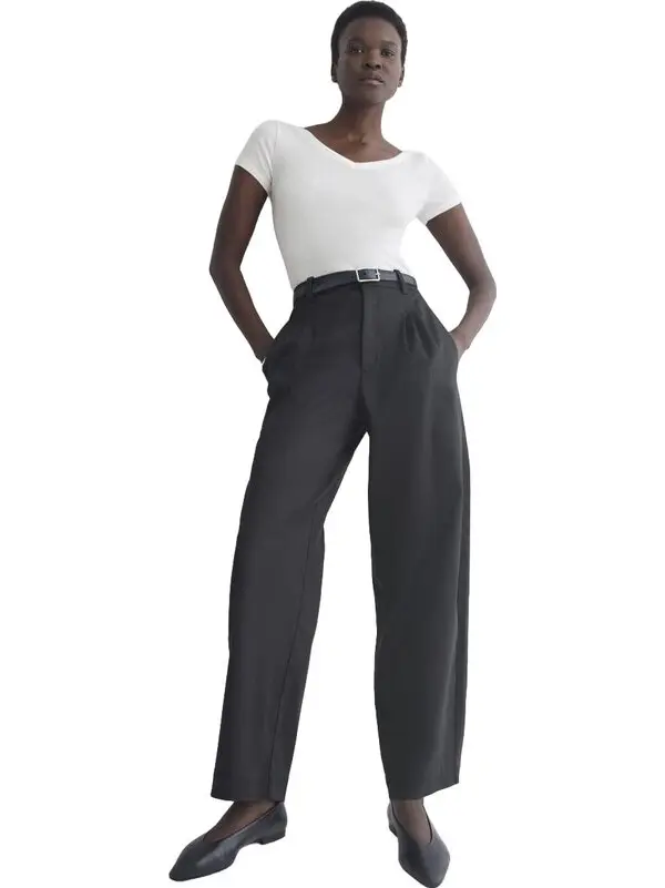 Everlane Tailored Drape Balloon Pant - Black