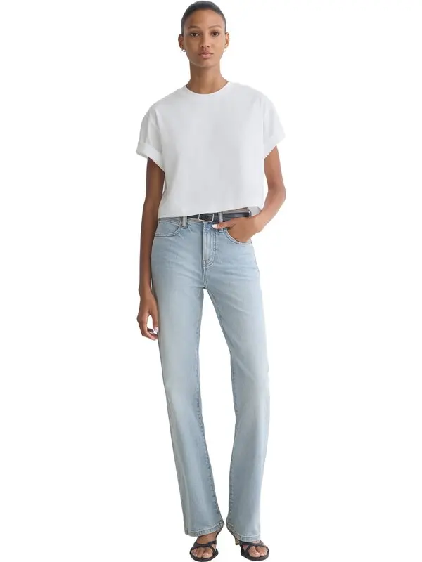 Everlane High-rise Slim Bootcut Jean - Light Indigo