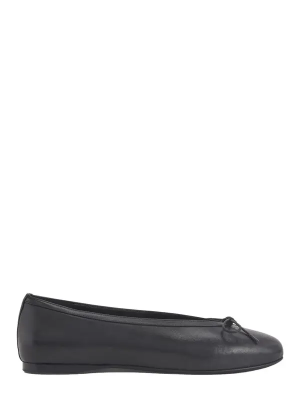 Everlane Made In Italy Ballet Flat - Black Leather